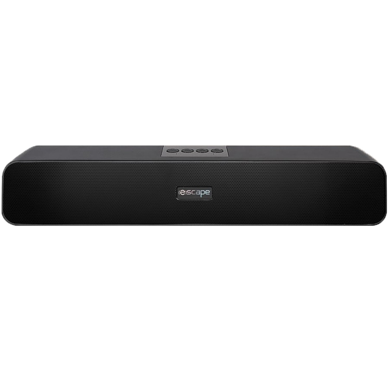 Escape - Wireless Stereo Soundbar with FM Radio, 10 Watts, Black ...