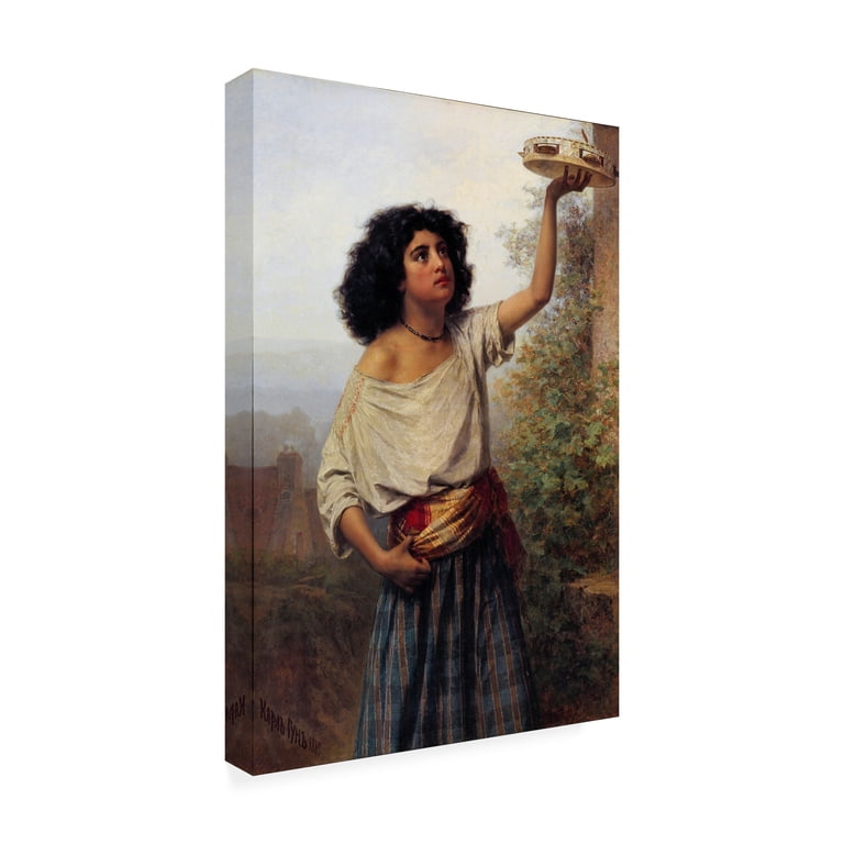 Gypsy Woman Painting