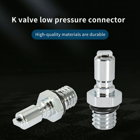 K Shape Valve Adapter BCD Power Inflator Adapter Chrome Plated Brass ...