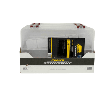 Plano ProLatch Stowaway Large Clear Organizer Tackle Box, Large, Clear ...