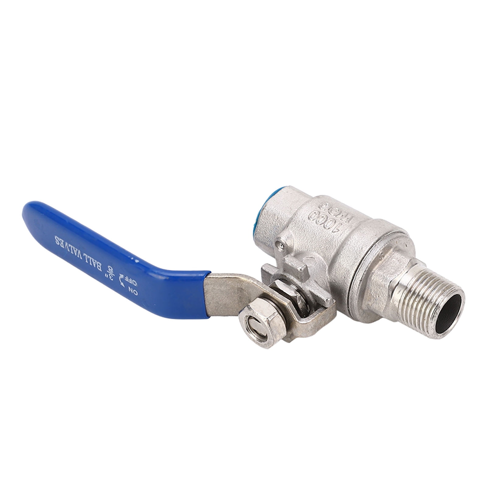 Válvula De Bola, Válvula De Bola De Puerto Completo Tipo Recto De Acero ...