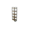 Yosemite Home Decor Austen 75"x24" Small Wood Shelving Unit in Natural ...