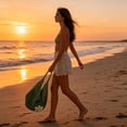 BAOPAI Grass Woven Shoulder Bag - Handmade Knitted Tote Bag for Women ...