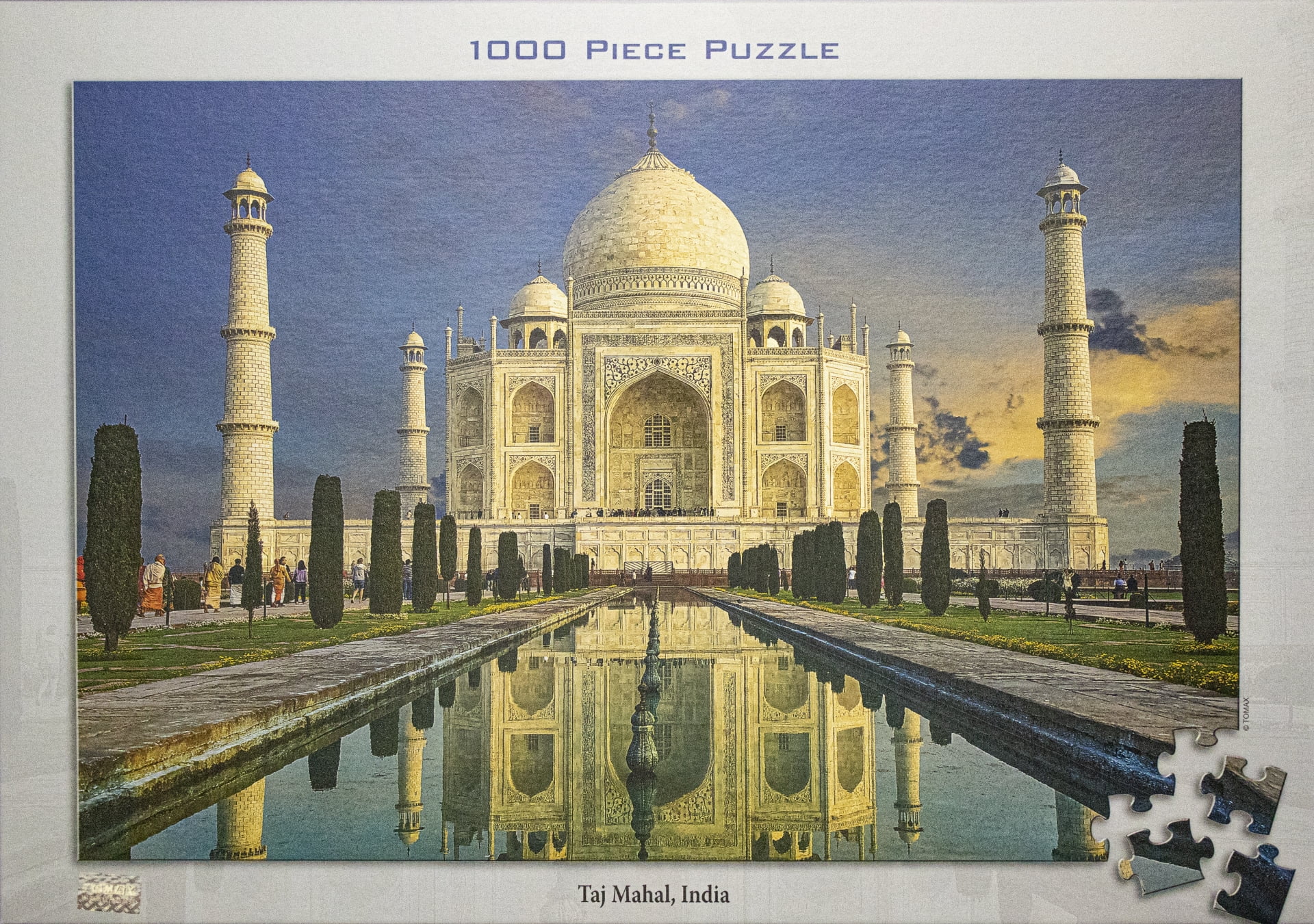 Tomax Jigsaw Puzzle - Taj Mahal, India (1000 Pieces) - Walmart.com