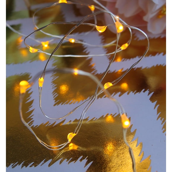 Amber String Lights