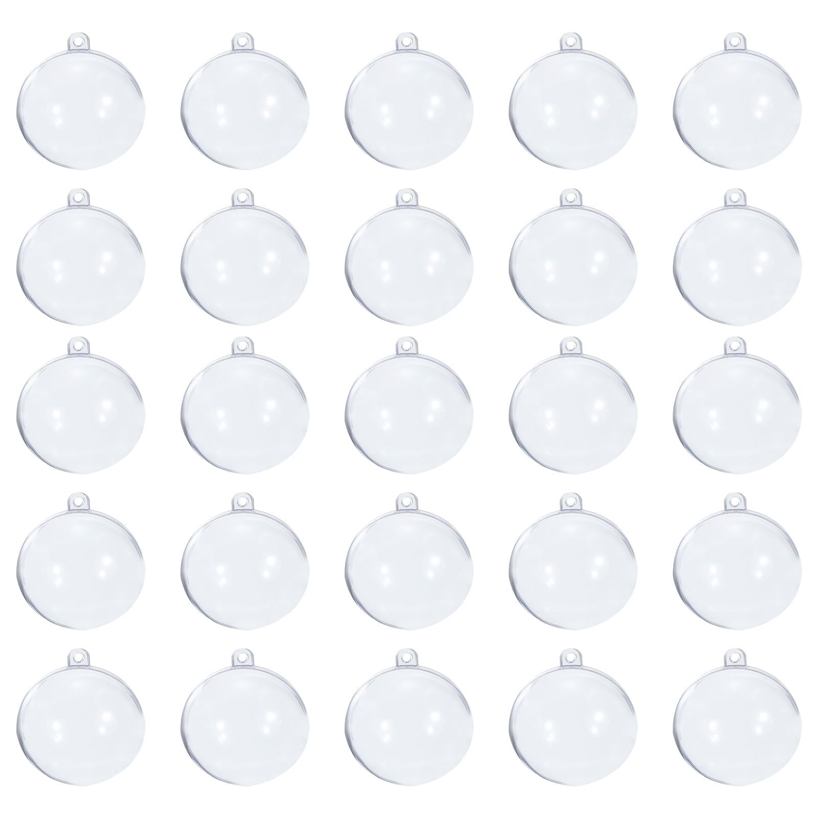 Click here for Unique Bargains 40pcs 1.57 Inch Clear Plastic Orna... prices