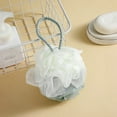 Large Exfoliating Bath Sponge with Rope Handle for Shower and Body Wash ...