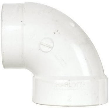 Charlotte Pipe Schedule 40 4 in. Hub x 4 in. Dia. Hub PVC P-Trap ...