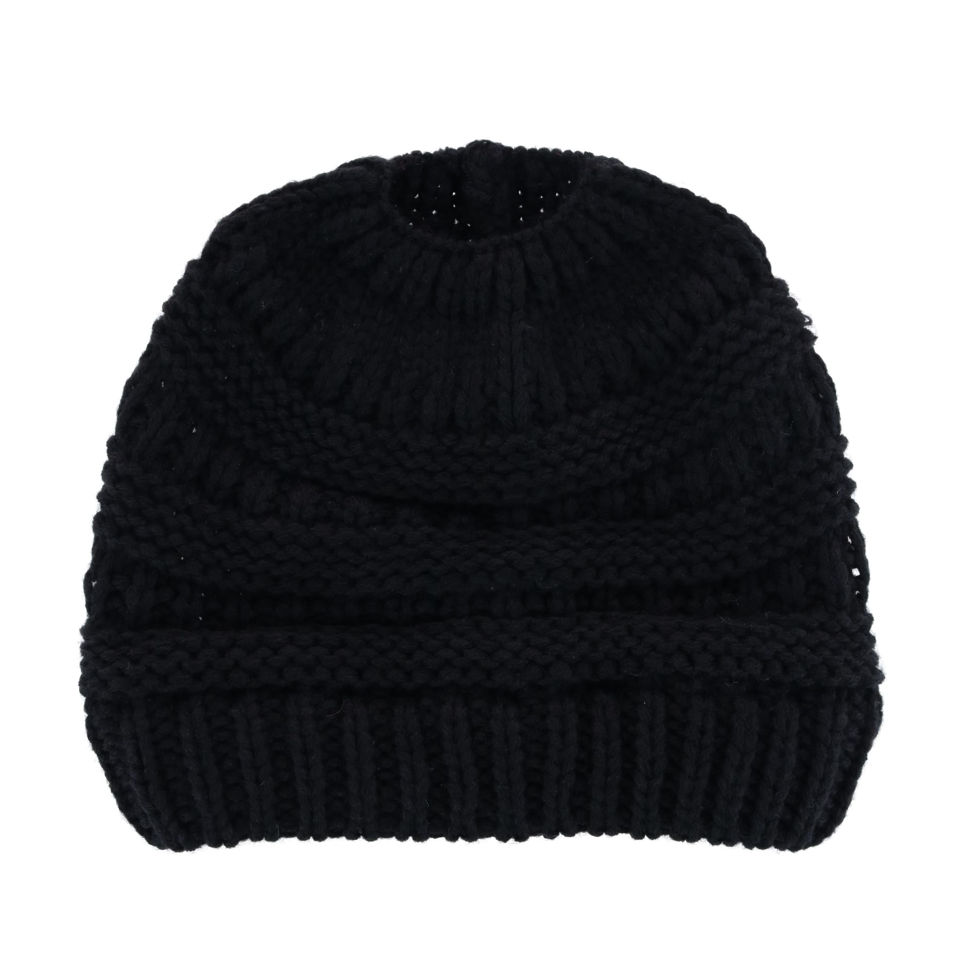 Click here for Ctm Ponytail Winter Beanie Knit Hat (Womens) prices