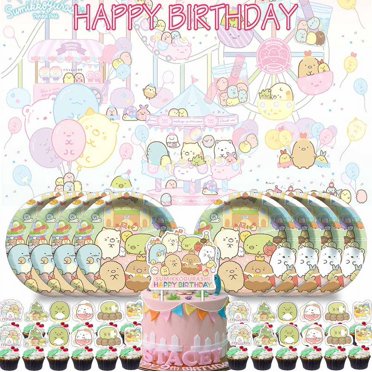 Nanalan Party Supplies Birthday Decorations Plates Banner Kids Cake ...