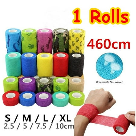 4 Size Waterproof Self-Adhesive Bandage Tape Finger Joints Wrap Sports ...