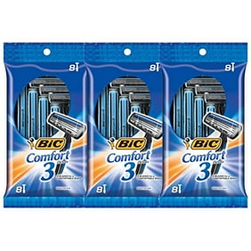 Schick ST3 Slim Triple Sensitive Men's Disposable Razors, 8 Ct ...
