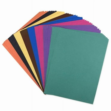 Top Flight Construction Paper Assorted Colors 9 x 12-inches Poly ...