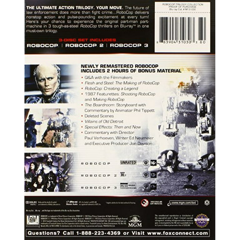Robocop Blu Ray Remastered