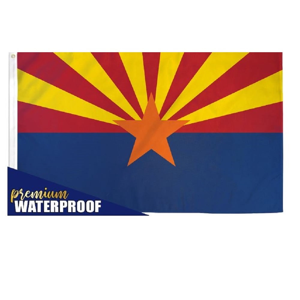 Arizona Waterproof Flag 3x5 State Banner AZ Pennant New Indoor Outdoor ...