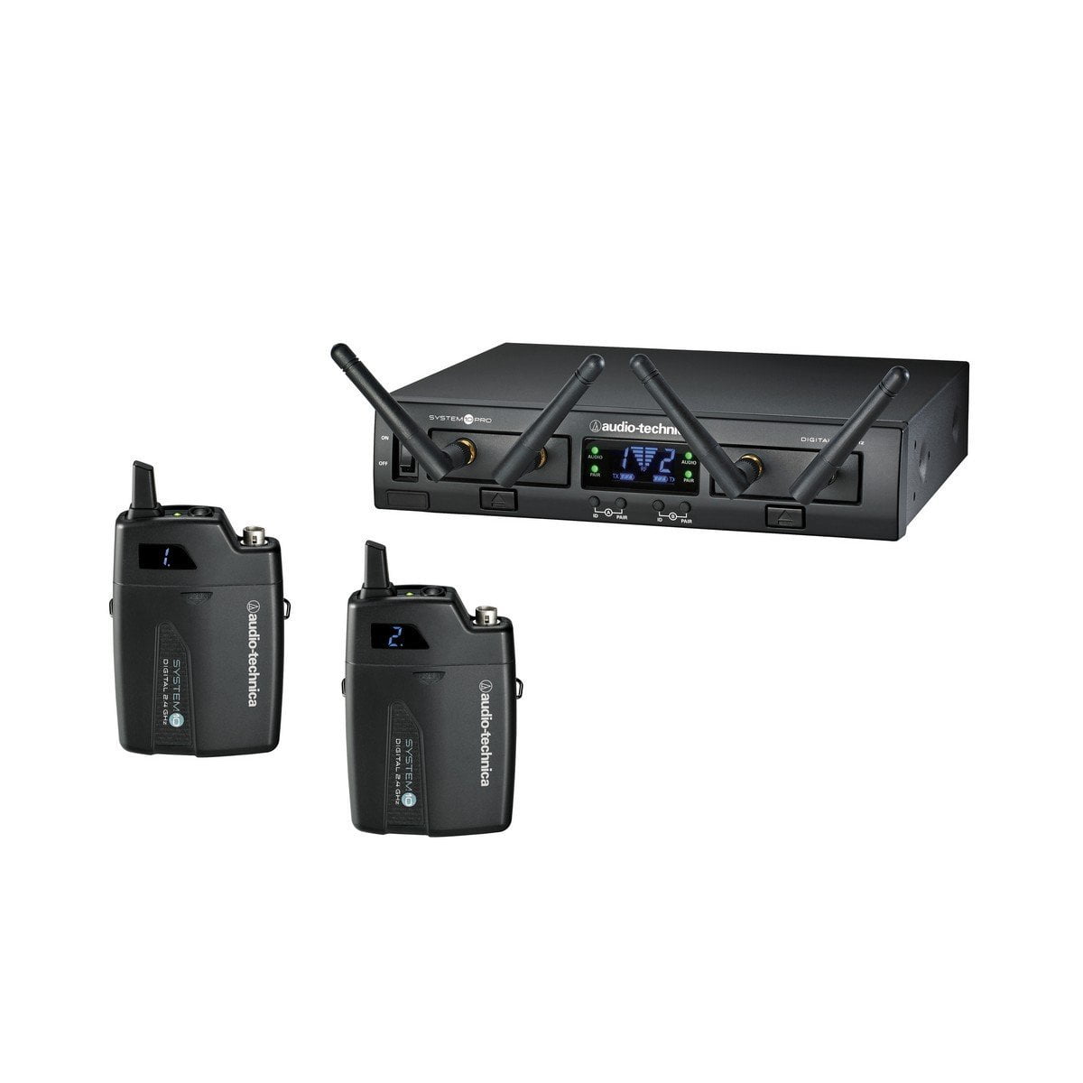 Audio-Technica Dual Channel Basic Rack Mount Wireless System ATW-1311 ...