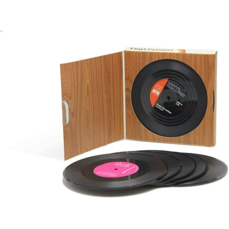 6pcs Vinyl Record Disc Coaster for Drinks $ 6pcs Vintage Record Player ...
