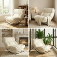 Keerffo Sofa Rocking Chair Metal Frame with Adjustable Backrest ...
