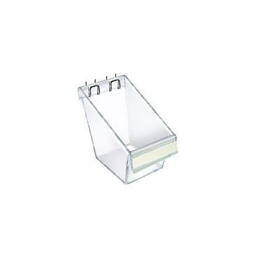 Azar Displays 515379 Clear Acrylic 22"W x 10"D x 9"H 1/2" Thick Deluxe ...