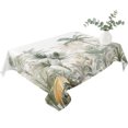 Green Yellow Palm Tree Table Cloth Waterproof Tablecloths, Summer ...