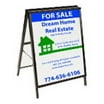 BENTISM Outdoor A-Frame Sidewalk Sign, 24x36 inch, Double-Sided ...
