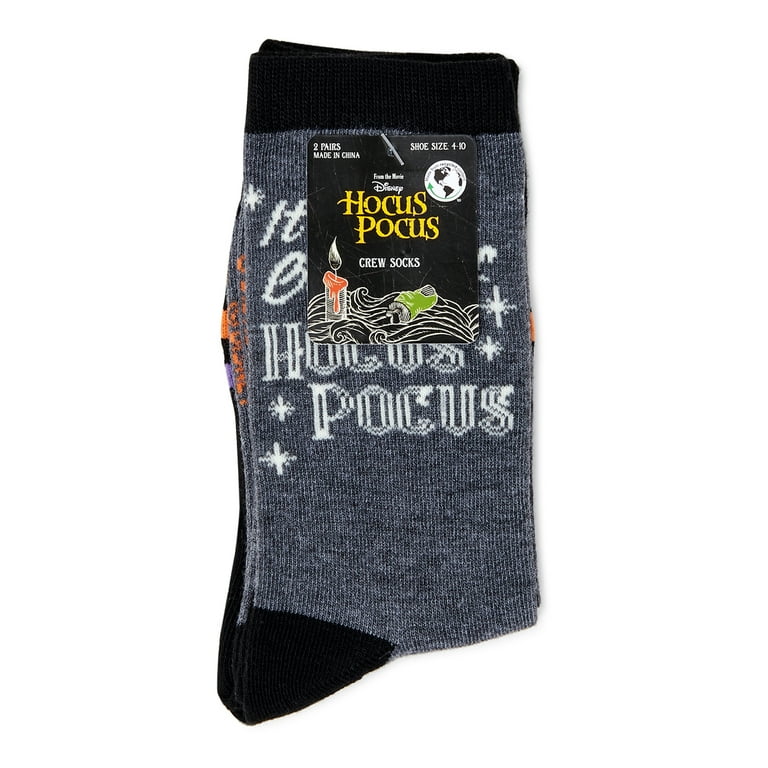 Disney Hocus Pocus Three Witches Crew Socks Pack Claire's