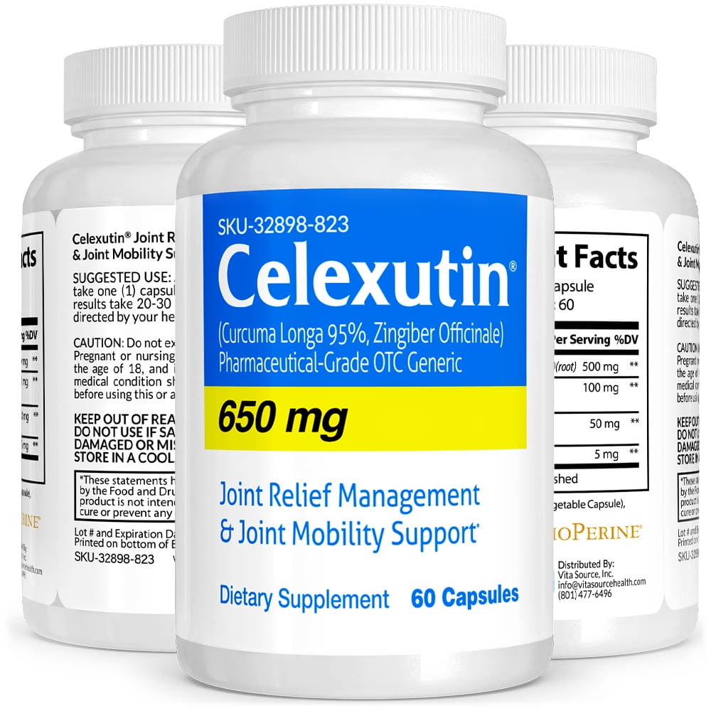 Celexutin Pharmaceutical-Grade Joint Support, Natural Alternative ...