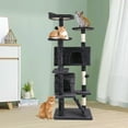 54 inch Cat Trees and Towers for Indoor Cats, Cat Condo Scratching Post ...