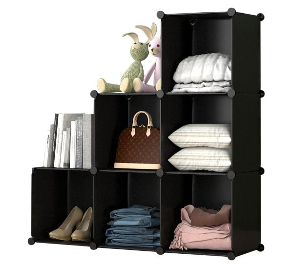 Mueble modular organizador plástico 6 cubos multifuncional | Walmart en ...