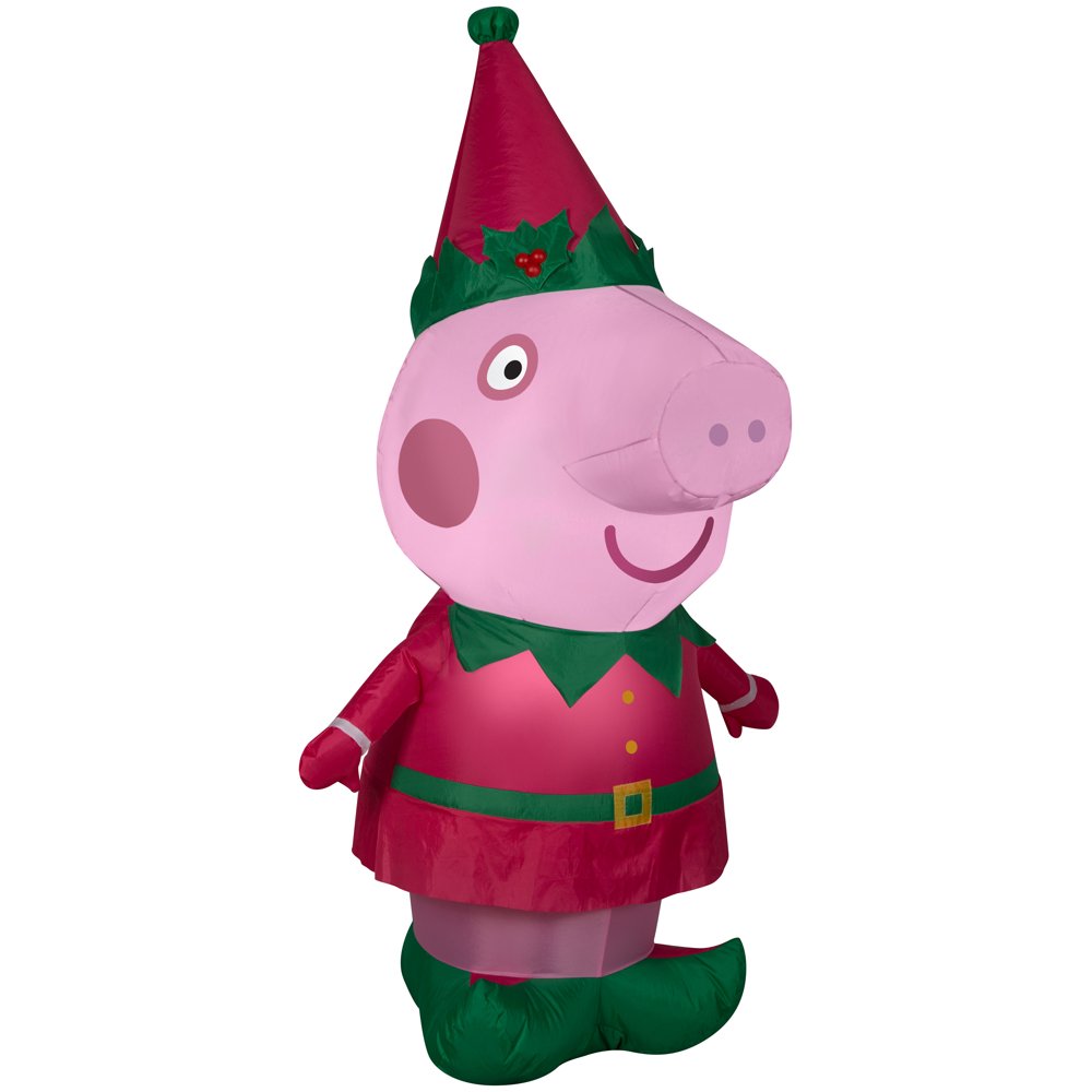 Gemmy Christmas Airblown Inflatable Peppa Pig Peppa Pig, 4 ft Tall ...