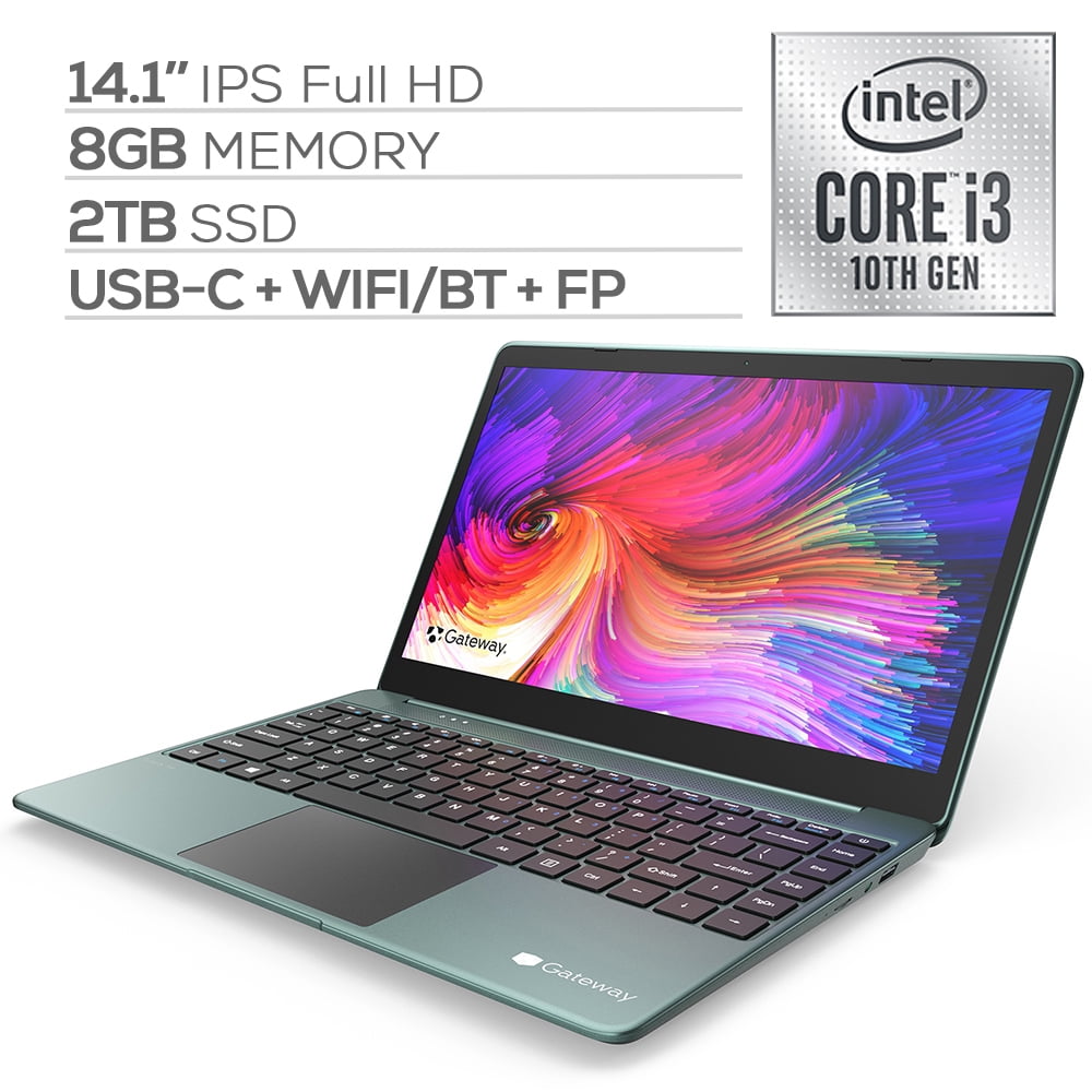 Gateway Notebook Ultra Slim Laptop 14.1" IPS FHD Intel Core i3-1005G1 ...