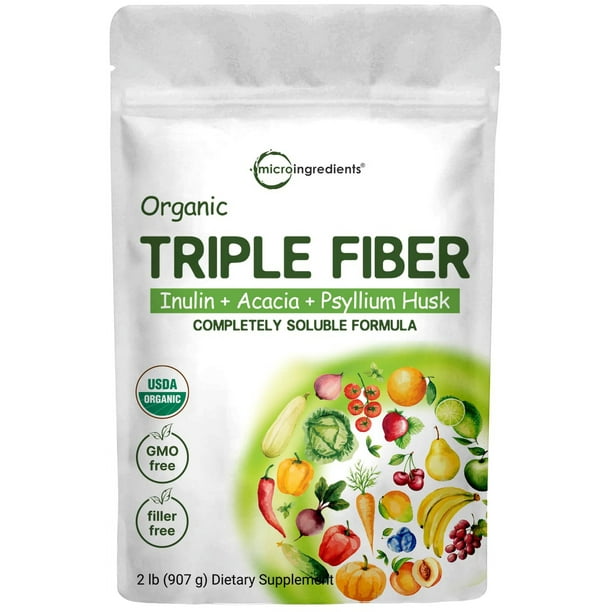 Suplemento: microingredientes, prebióticos orgánicos solubles, fibra ...