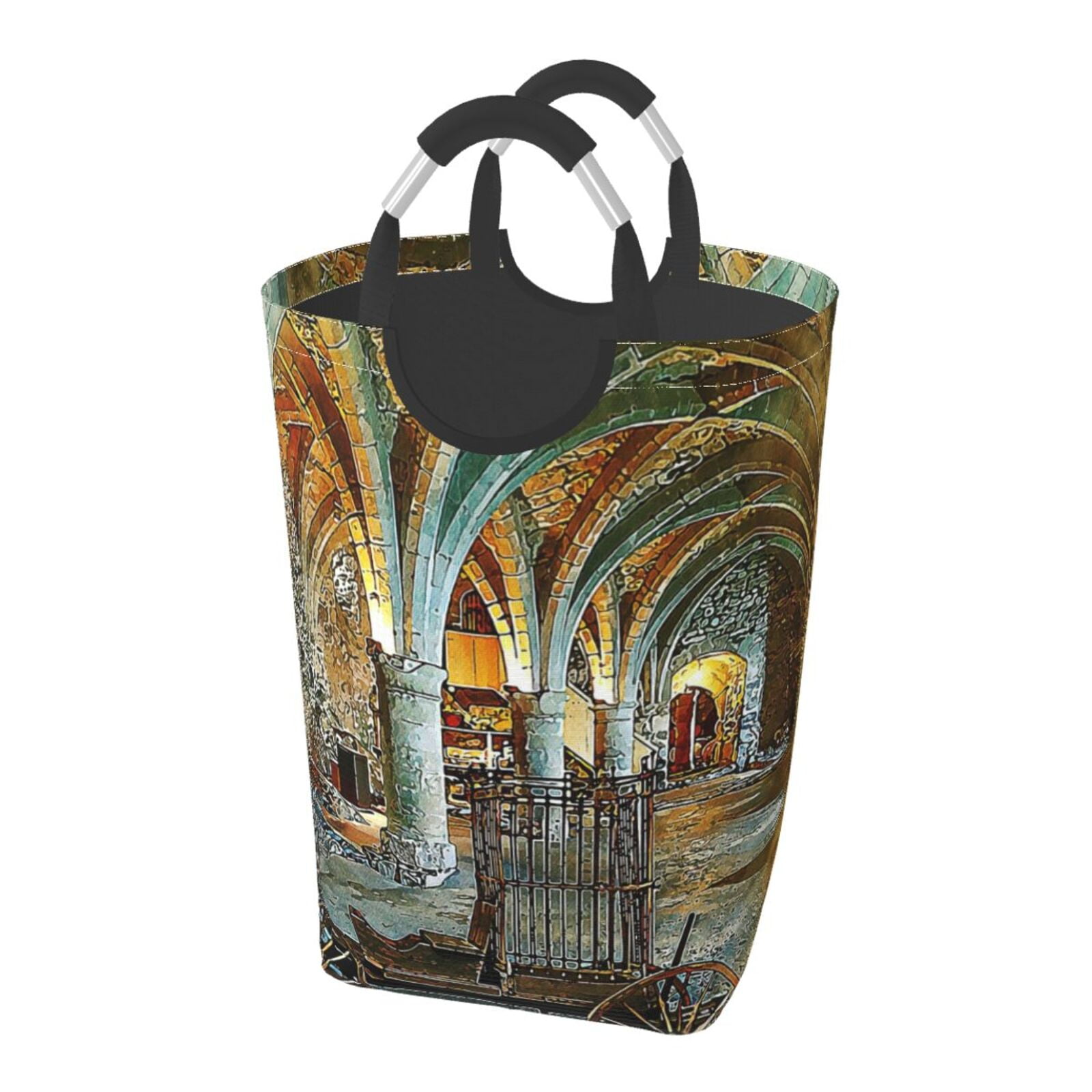 XMXY Arch Medieval Cloister Rectangular Laundry Basket Organizer ...