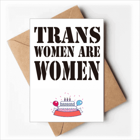Trans Woman Support LGBT Transgender Happy Birthday Greeting Cards ...