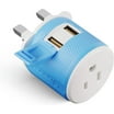 Plug in Solutions Type G Travel Plug Adapter - Walmart.com