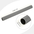 Uxcell PVC Rigid Round Pipe 28mm ID 32mm OD 330mm/13" Light Grey High ...