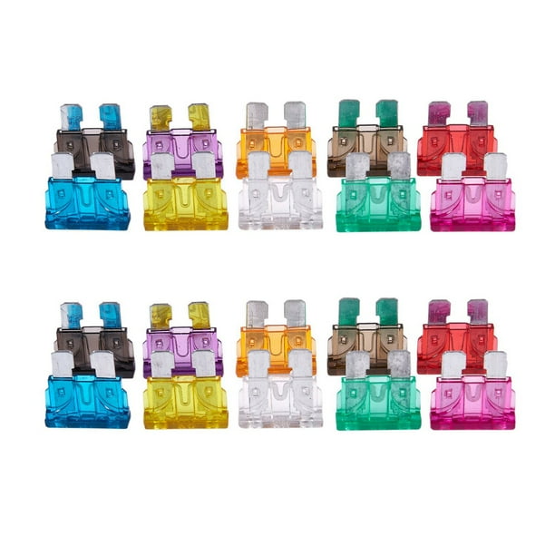 200x Mechanical Fuse 2A 3A 5A 7.5A 10A 15A 20A 25A 30A 35A for Voiture ...