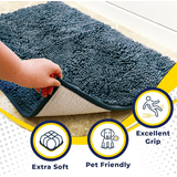 "Muddy Mat® Highly Absorbent Microfiber Mat, Non-Slip for Home Indoor Doorway, XL 59""X35 ...