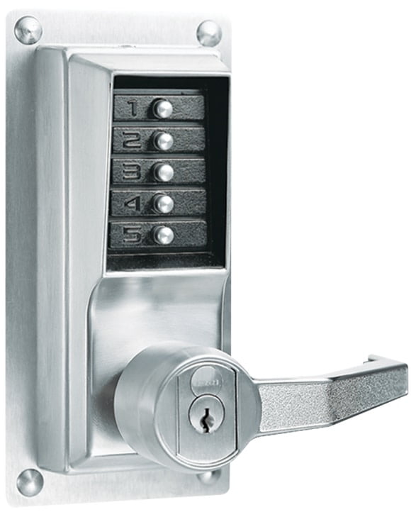 Kaba Ilco Lp1020-Rh Right Handed Mechanical Combination Exit Trim Lock ...