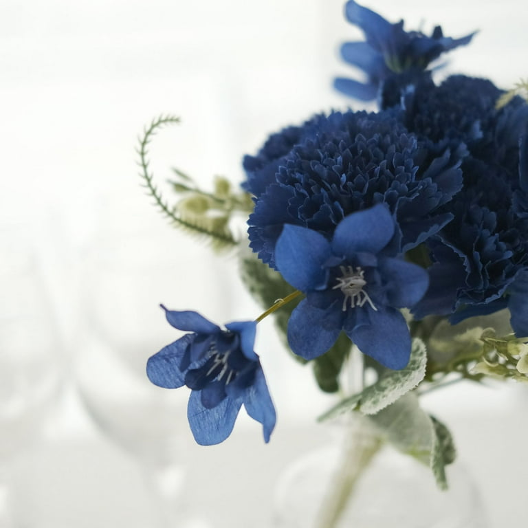 Dark Blue Carnations