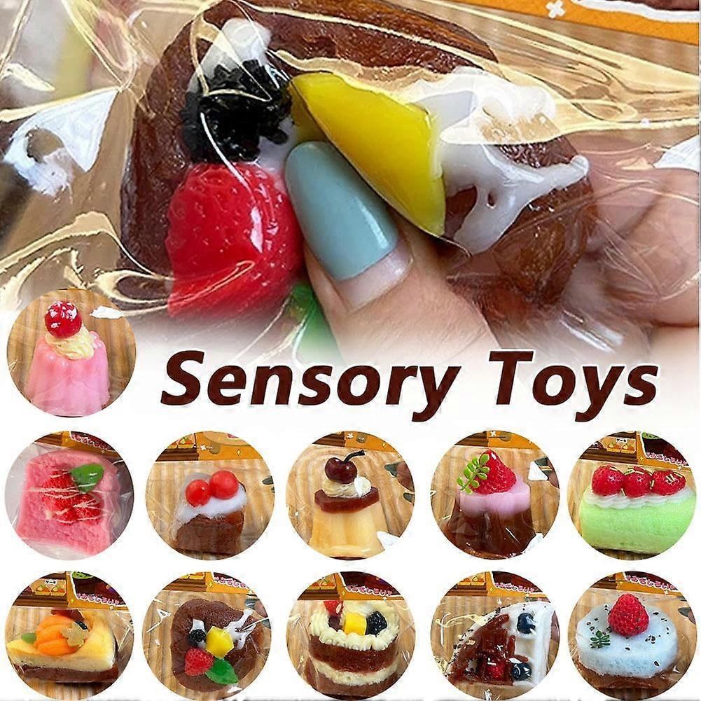 Vivid Simulated Cake Squishy Toy Sweet Dessert Series Fruity Cake ...