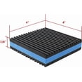 Rubber Anti-Vibration Isolator Pads,Heavy Duty Blue EVA Pad for Air ...