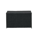 Household Essentials Decorative Wicker Paper Rope Storage Chest, 27"L x ...