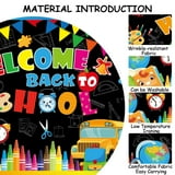 ZEYGC Large Welcome Back to School Background Poster Party Decoration ...