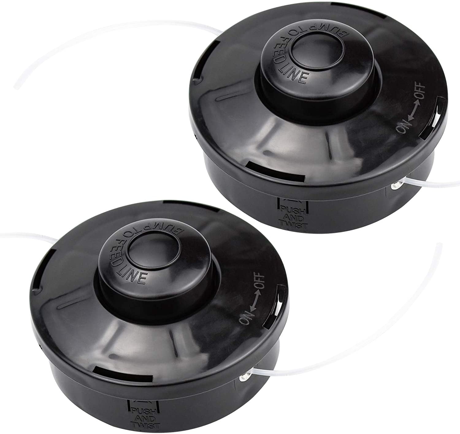 Set of 2 Universal A6481 Nylon Brush Cutter Head Spool Brush Cutter ...