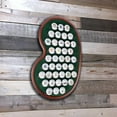 Golf Ball Display Rack | Holds 40 Golf Balls | Unique Putting Green ...