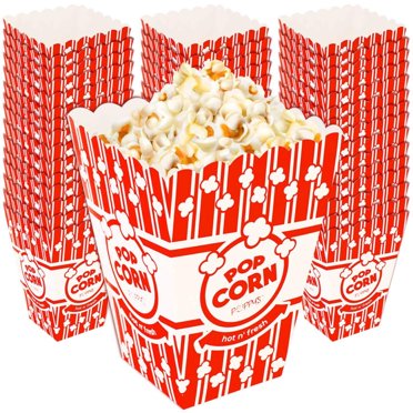 Poppy's Small Popcorn Boxes – 20 Pack 30 Oz Concession-Grade Popcorn ...