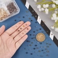 800pcs Rondelle Crimp Beads in 8 Colors - 4mm Space Stoppers Spacer ...
