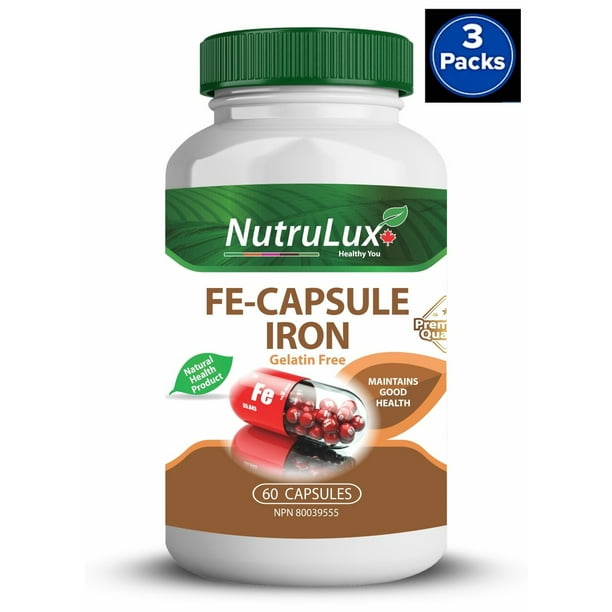 Fe Capsule Iron ( 50 mg Ocimum Tenuiflorum ) Halal Gelatin Free ...
