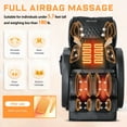 Full Body Massage Chair, Zero Gravity Mode, PU Leather Electric Massage ...